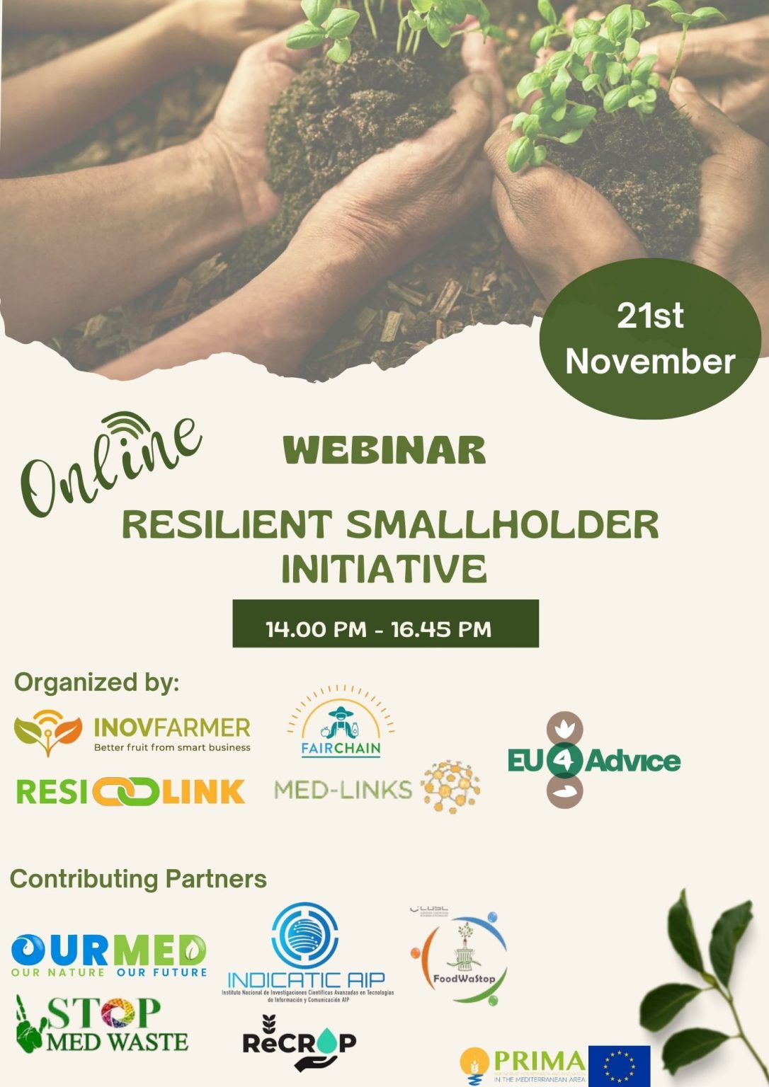 1st webinar of the Resilient Smallholder Initiative – RESILINK